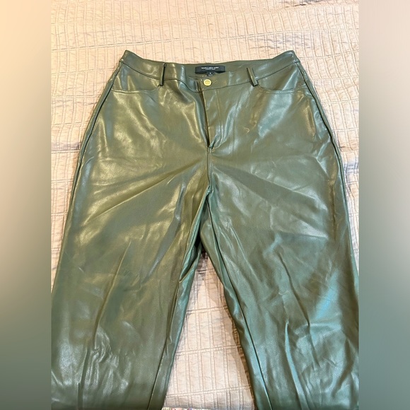 Marc New York | Pants & Jumpsuits | Marc New York Green Faux Leather ...